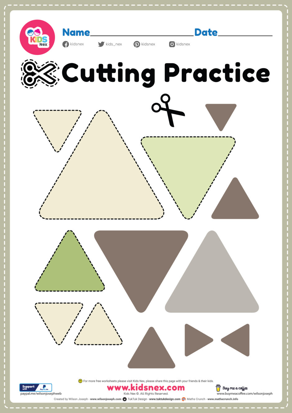 Free Printable Cutting Activities Free Printable PDF Free Printable Cutting Activities Free Printable PDF
